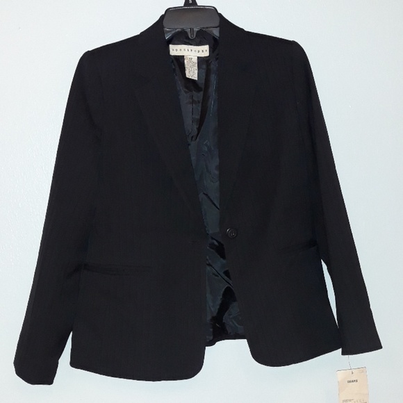 Apostrophe | Jackets & Coats | New Black With Black Pinstripes Blazer ...